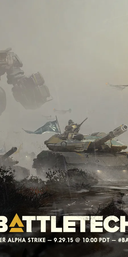 Phone wallpaper: Battletech, Video Game, Tank 759074