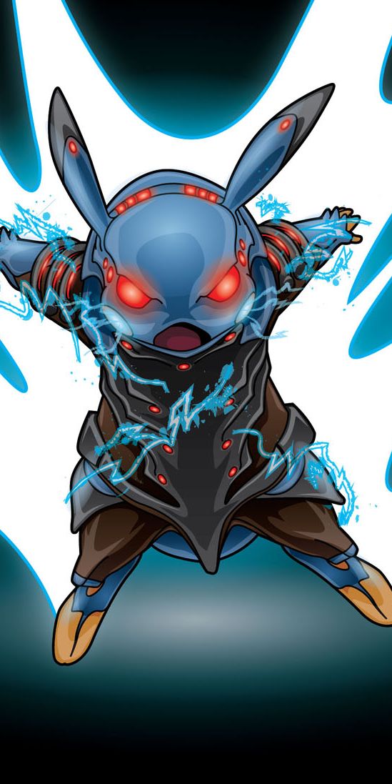 Papel de parede para celular: Videogame, Warframe, Chibi, Eletricidade ...