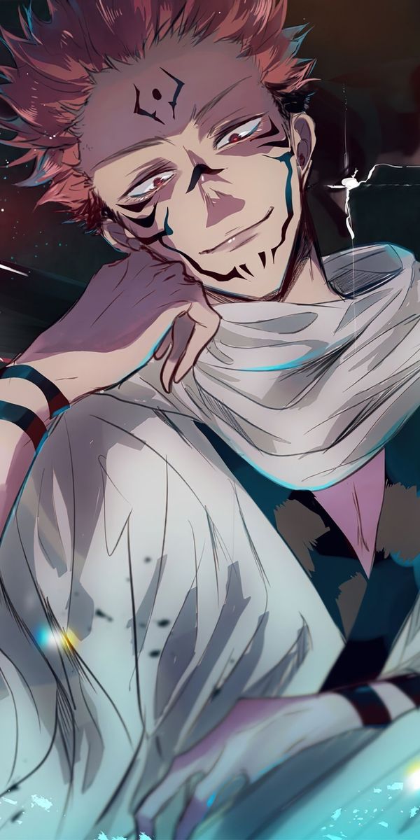 Phone wallpaper: Sukuna (Jujutsu Kaisen), Anime, Jujutsu Kaisen, Pink ...