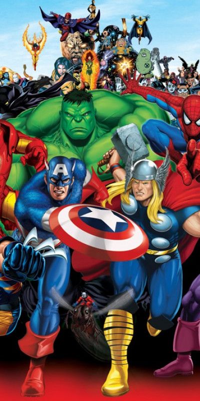 Desktop wallpaper: Iron Man, Captain Marvel, Hulk, Comics, Marvel ...