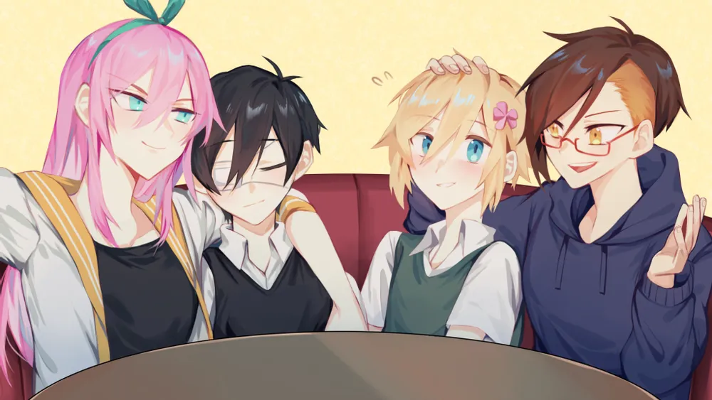 Desktop wallpaper: Basil (Omori), Omori, Video Game, Aqua Eyes, Aubrey ...