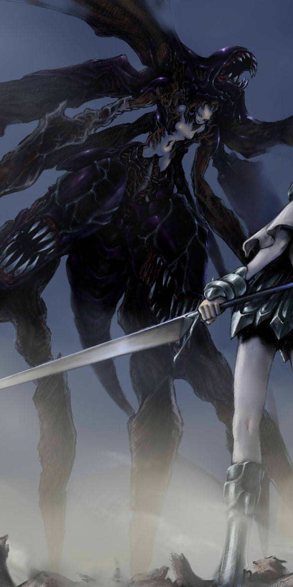 Phone wallpaper: Claymore, Monster, Anime 165308