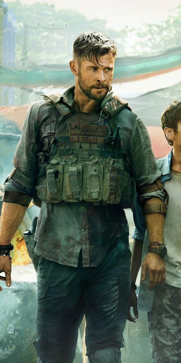 Phone wallpaper: Extraction (2020), Movie, Chris Hemsworth 978954
