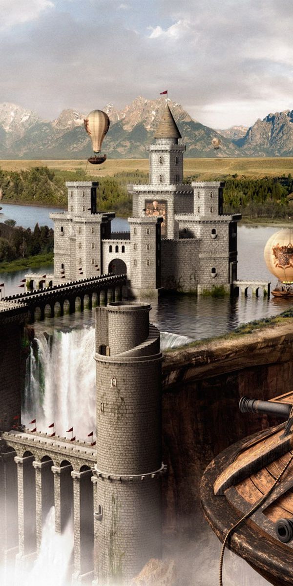 Desktop wallpaper: Fantasy, Castle, Castles 4K free download for PC. 173184