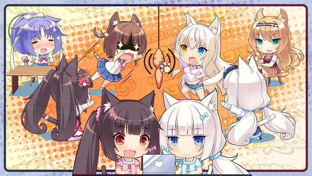 HD desktop wallpaper: Anime, Chocola (Nekopara), Vanilla (Nekopara ...