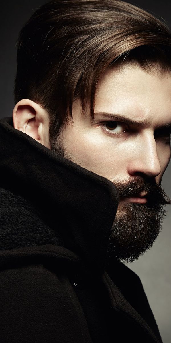 Desktop wallpaper: Men, Model, Beard, Brown Eyes 4K free download for ...