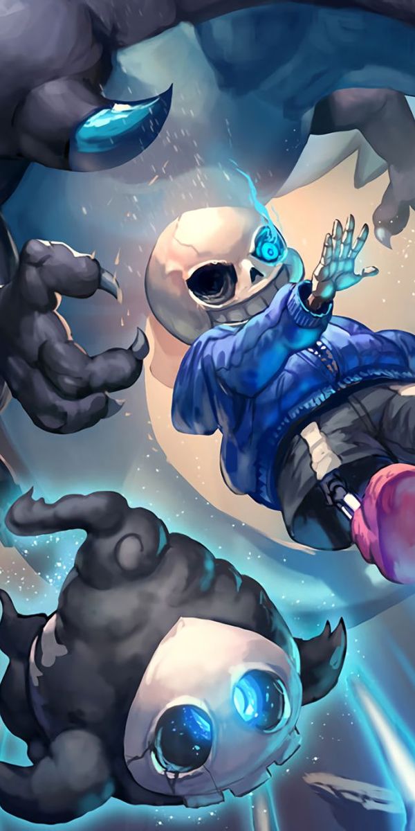 Phone wallpaper: Video Game, Crossover, Pokémon, Undertale, Blue Eyes ...