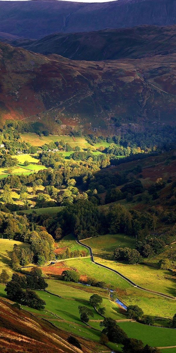 Desktop wallpaper: England, Earth, Valley, Mountain, Shadow, Sunshine ...