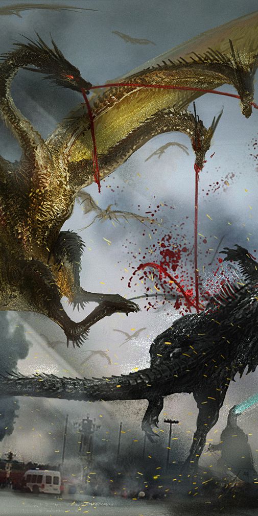 Phone wallpaper: Movie, Ghidorah The Three Headed Monster, Godzilla 639203