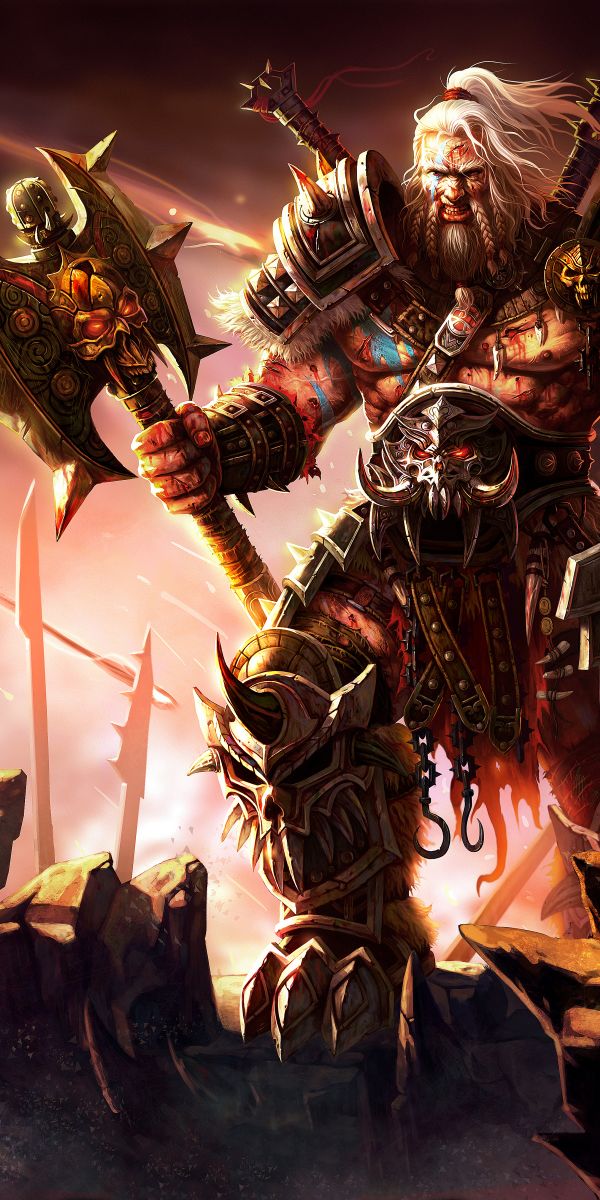 Desktop wallpaper: Demon, Video Game, Diablo Iii, Armor, Axe, Barbarian ...