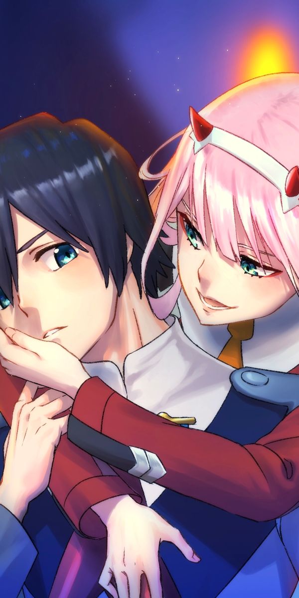 Papel de parede para celular: Anime, Darling In The Franxx, Cabelo Rosa ...