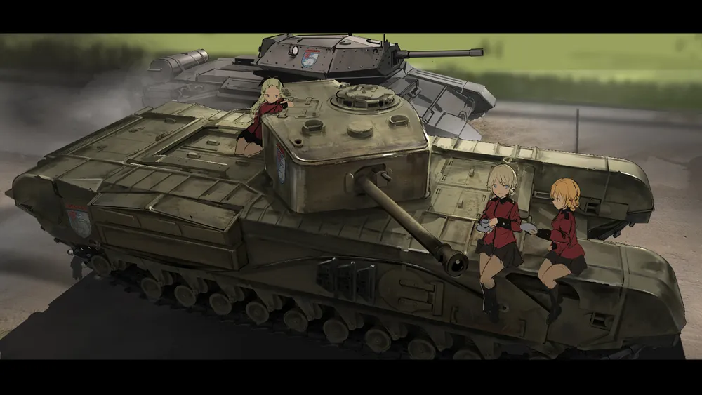 Desktop wallpaper: Darjeeling (Girls Und Panzer), Girls Und Panzer ...