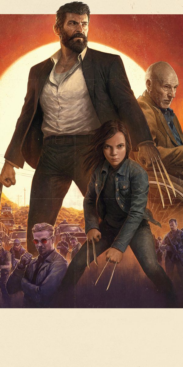 Phone wallpaper: Logan, Movie, Logan James Howlett, X 23, Wolverine ...