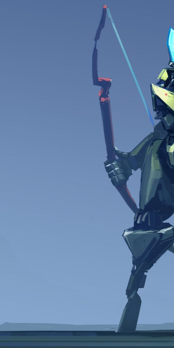 Desktop wallpaper: Sci Fi, Robot, Archer, Bow, Giant, Weapon 4K free ...