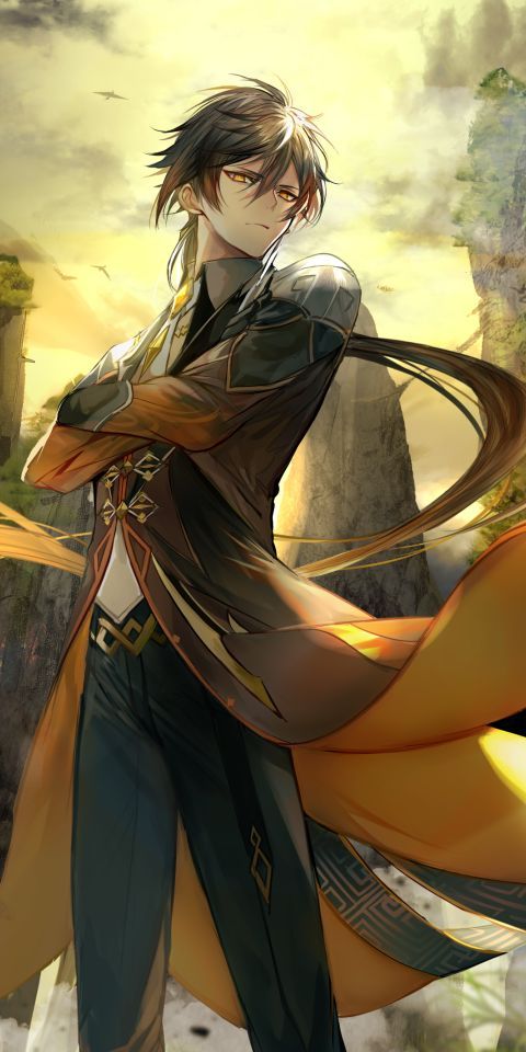 Hintergrundbild für Handys: Computerspiele, Genshin Impact, Zhongli ...