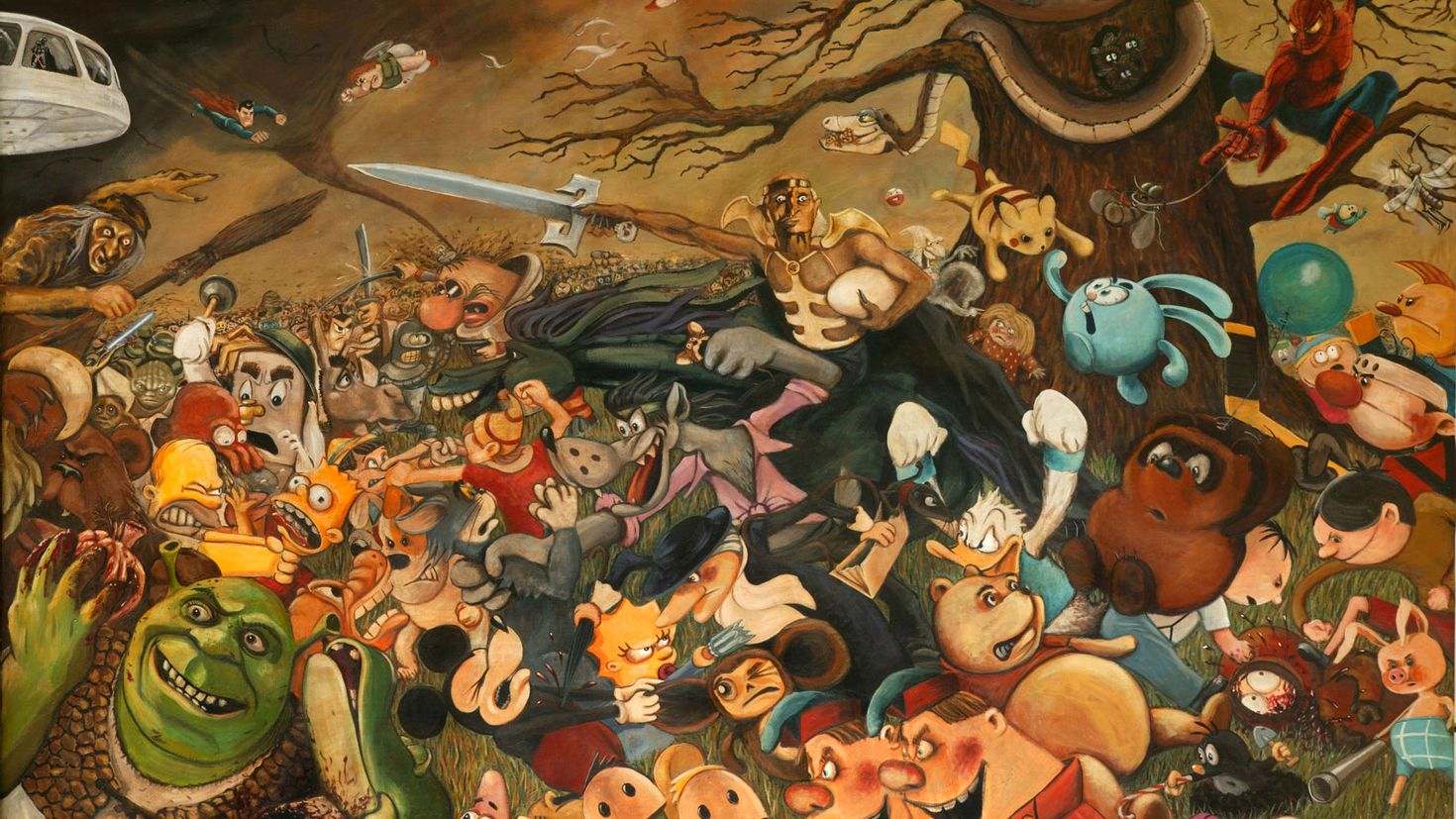 Fond d'écran HD: Pinocchio, Shrek (Personnage), Jerry (Tom Et Jerry ...
