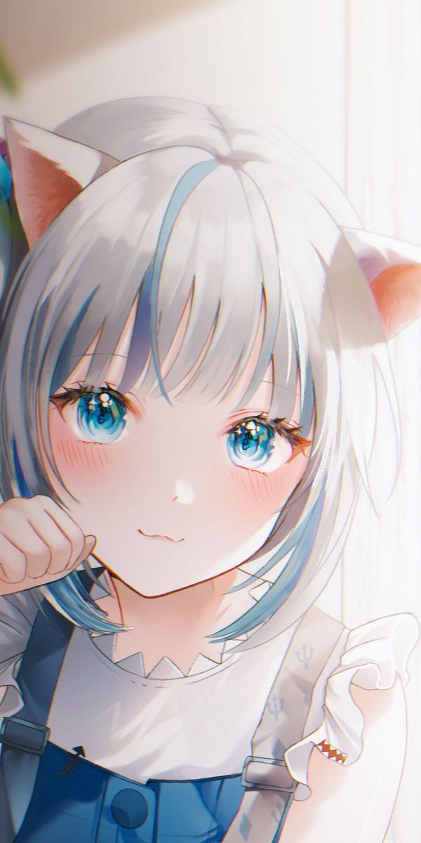 Desktop wallpaper: Gawr Gura, Anime, Virtual Youtuber, Blue Eyes ...