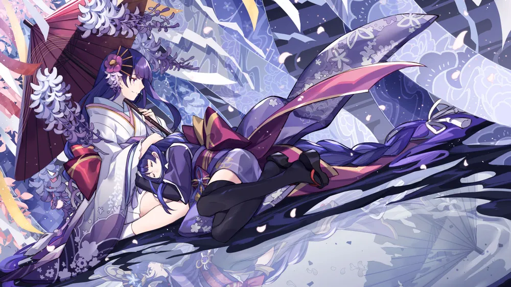 Desktop wallpaper: Genshin Impact, Baal Raiden Shogun (Genshin Impact ...