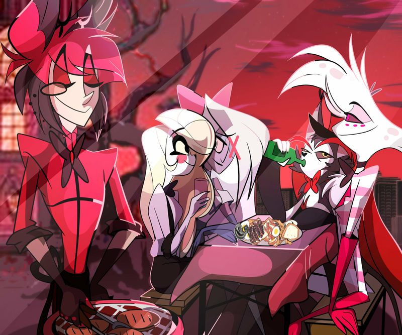 Angel Dust (Hazbin Hotel) wallpapers for desktop, download free Angel ...