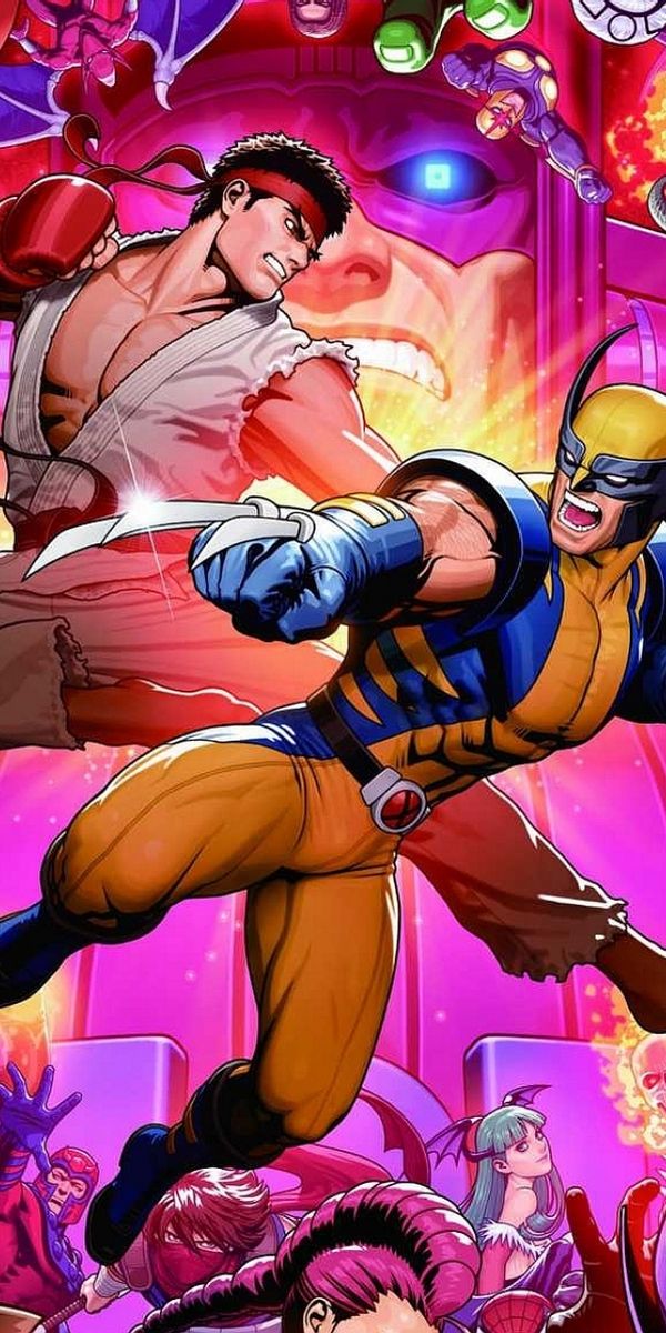 Phone wallpaper: Comics, Marvel Vs Capcom, Ryu (Street Fighter), Ghost ...
