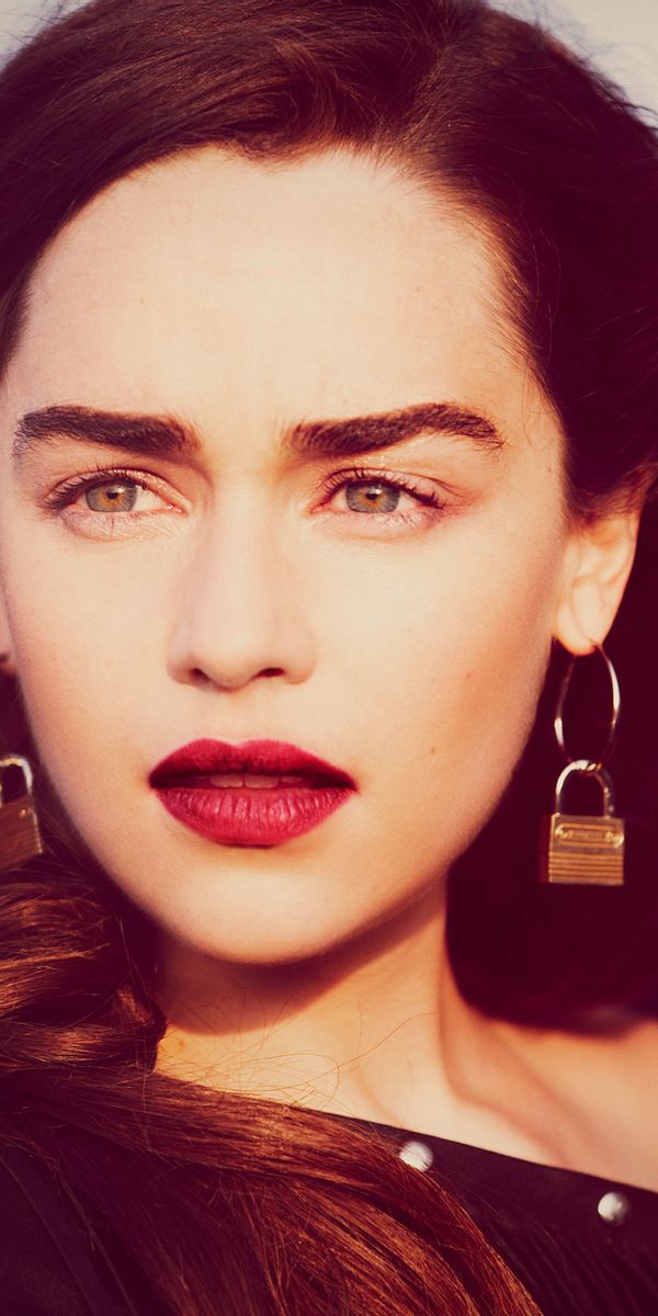 Phone wallpaper: Celebrity, Emilia Clarke, Face, English, Actress ...