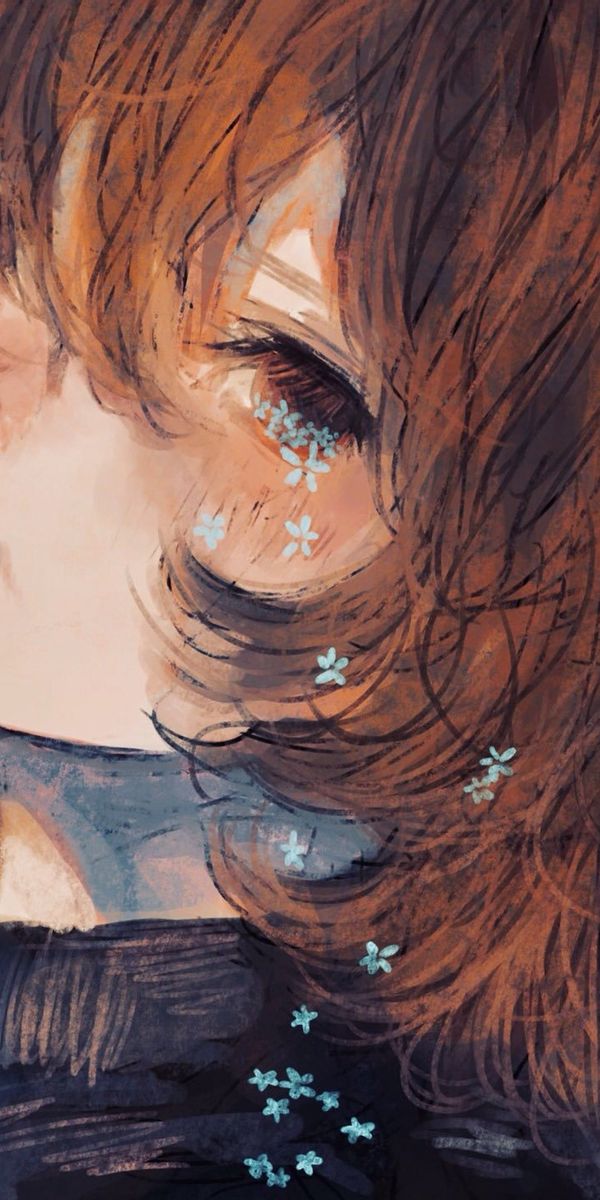 Desktop wallpaper: Women, Artistic, Animal Ears, Brown Hair, Crying ...