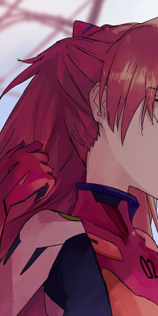 Desktop wallpaper: Anime, Evangelion, Blue Eyes, Long Hair, Asuka ...