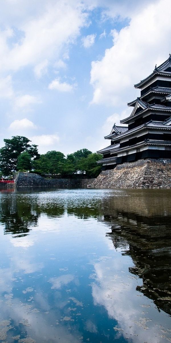 Desktop wallpaper: Japan, Reflection, Man Made, Castle, Bridge ...