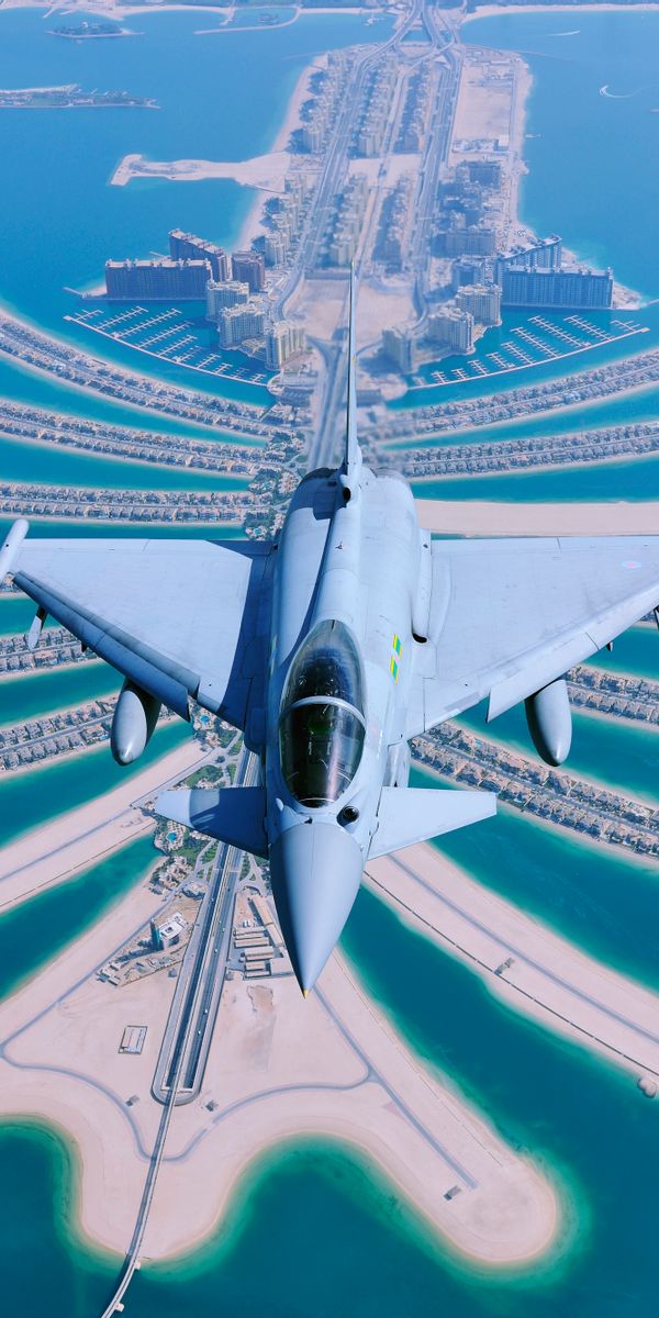 Desktop wallpaper: Military, Eurofighter Typhoon, Aircraft, Dubai ...