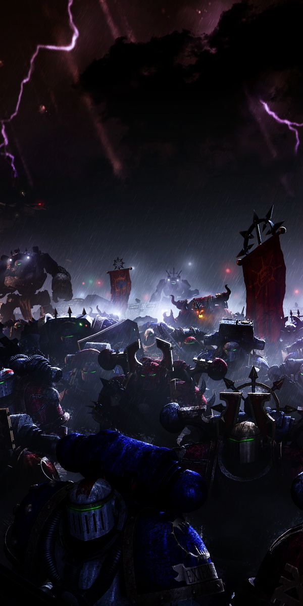 Fond d'écran HD: Warhammer 40 000, Jeux Vidéo, Armure, Armée, Bannière ...