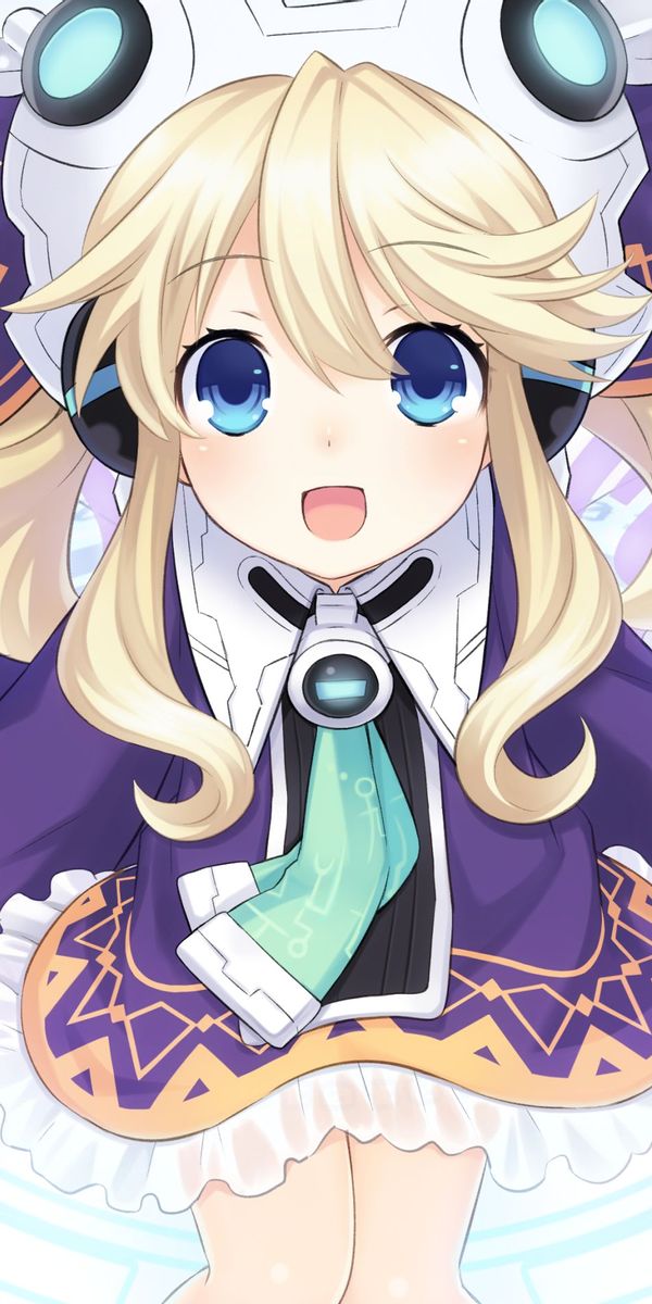 Phone wallpaper: Video Game, Hyperdimension Neptunia, Smile, Long Hair ...