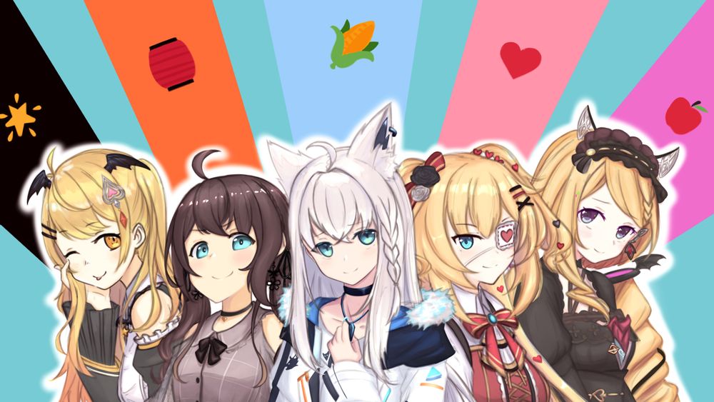 Desktop wallpaper: Hololive, Anime, Virtual Youtuber, Akai Haato, Aki ...