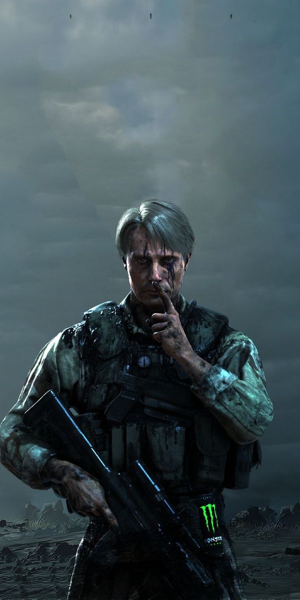 Phone wallpaper: Mads Mikkelsen, Clifford Unger, Death Stranding, Video ...