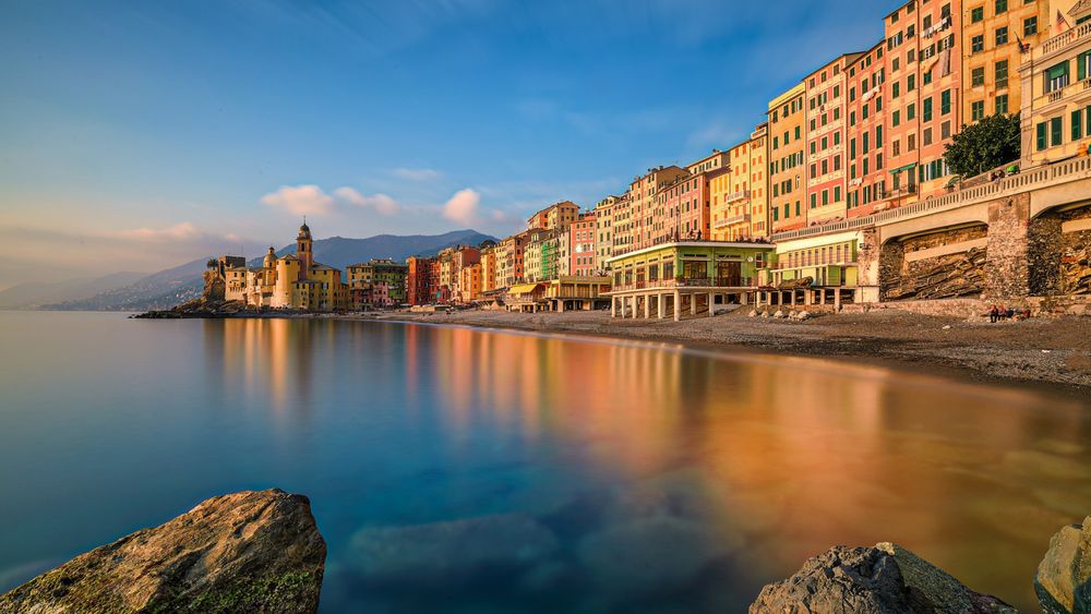 HD desktop wallpaper: Italy, Coast, House, Colors, Colorful, Town, Man ...