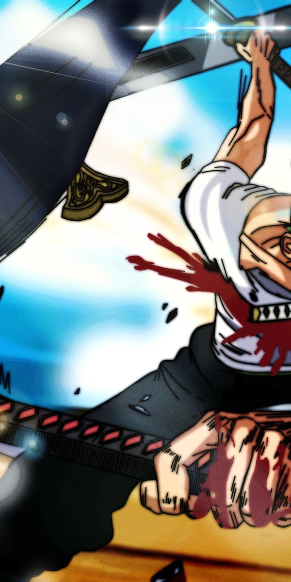 Phone wallpaper: One Piece, Dracule Mihawk, Anime, Roronoa Zoro 469099