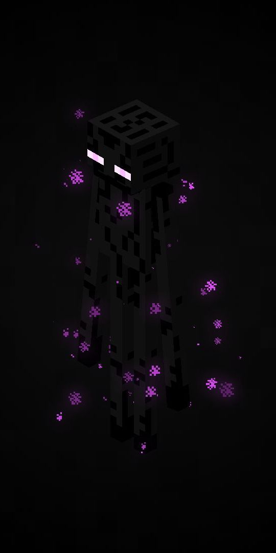Phone wallpaper: Video Game, Minecraft, Enderman 1030037