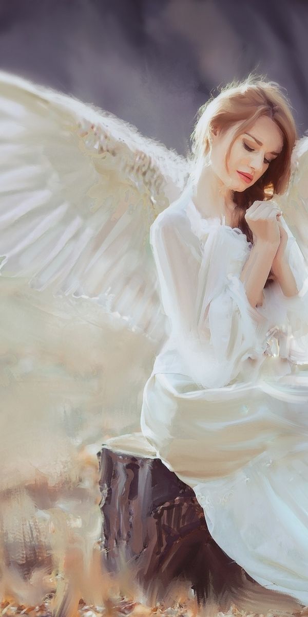 Desktop wallpaper: Fantasy, Angel, Wings 4K free download for PC. 927898