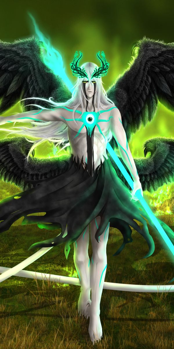 Desktop wallpaper: Anime, Bleach, Ulquiorra Cifer, Angel, Espada ...
