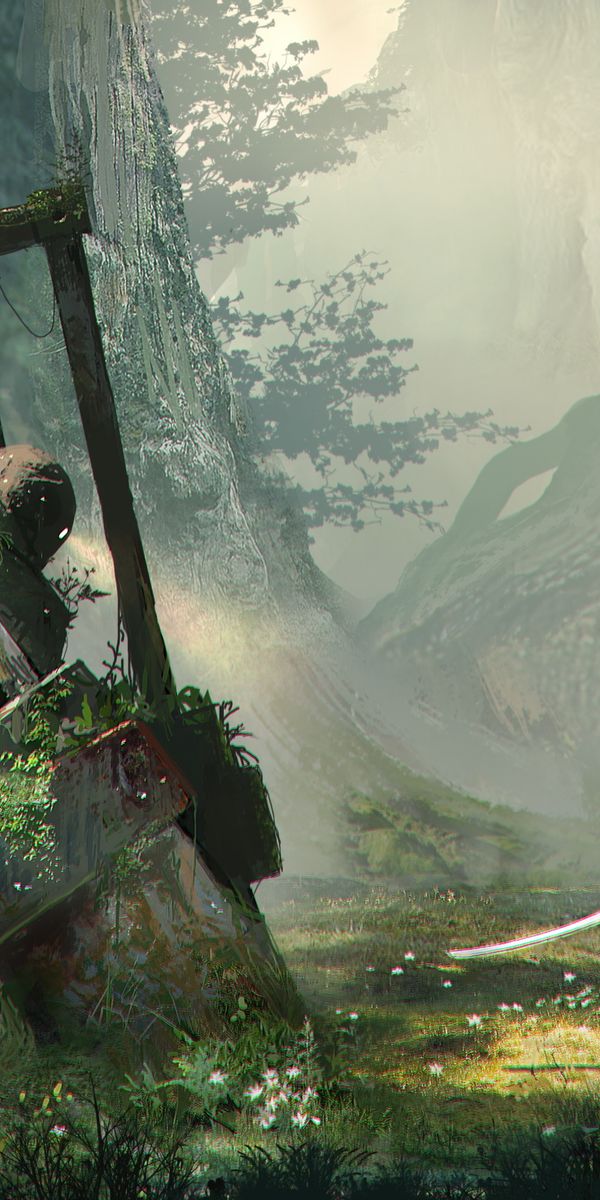 Fondo de pantalla de PC Nier: Automata, Robot, Katana, Videojuego ...