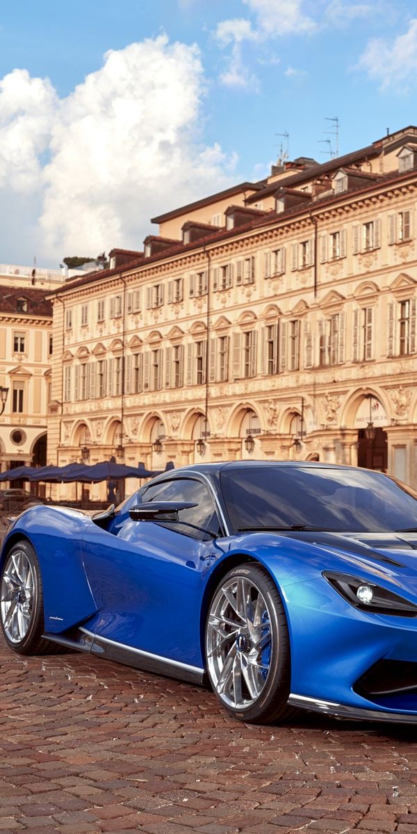 Phone wallpaper: Vehicles, Pininfarina Battista, Blue Canyon, Car ...