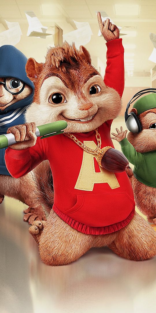 Alvin And The Chipmunks: The Squeakquel Phone Wallpapers: Free 4K & HD ...