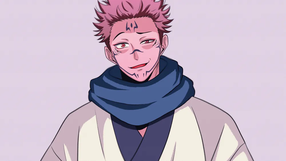 Desktop wallpaper: Jujutsu Kaisen, Sukuna (Jujutsu Kaisen), Anime, Pink ...