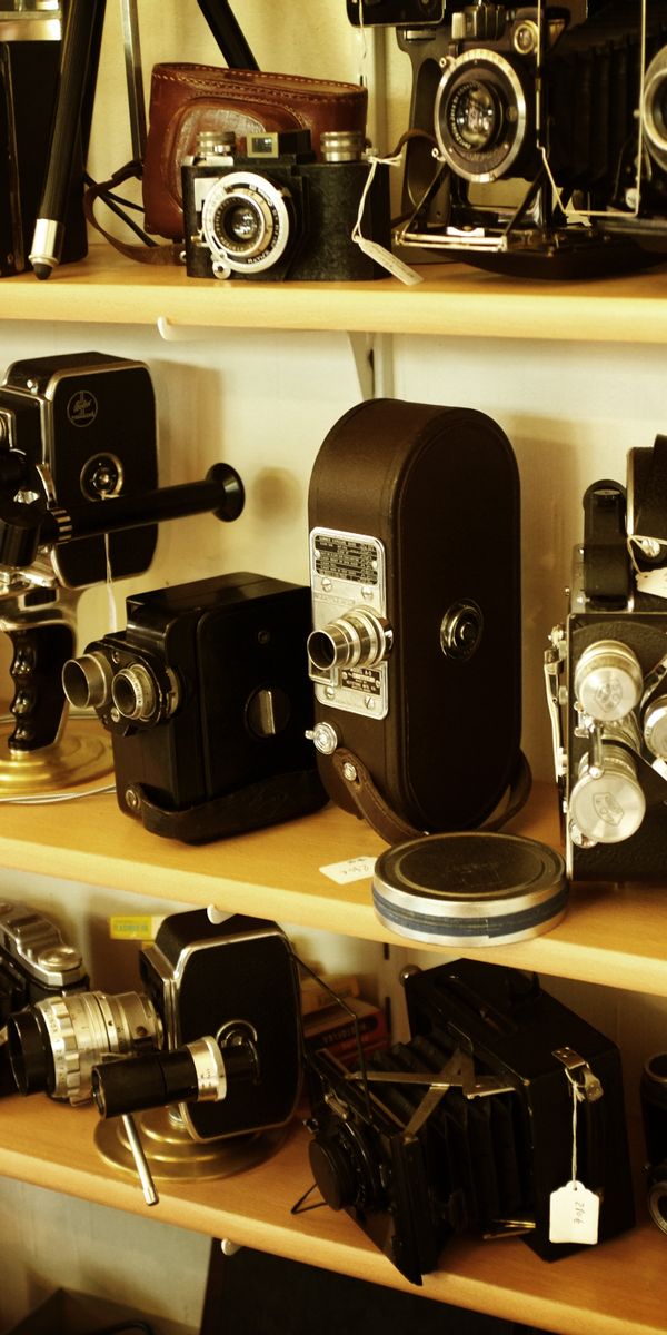 Desktop wallpaper: Collection, Vintage Camera, Man Made, Camera, Old 4K ...