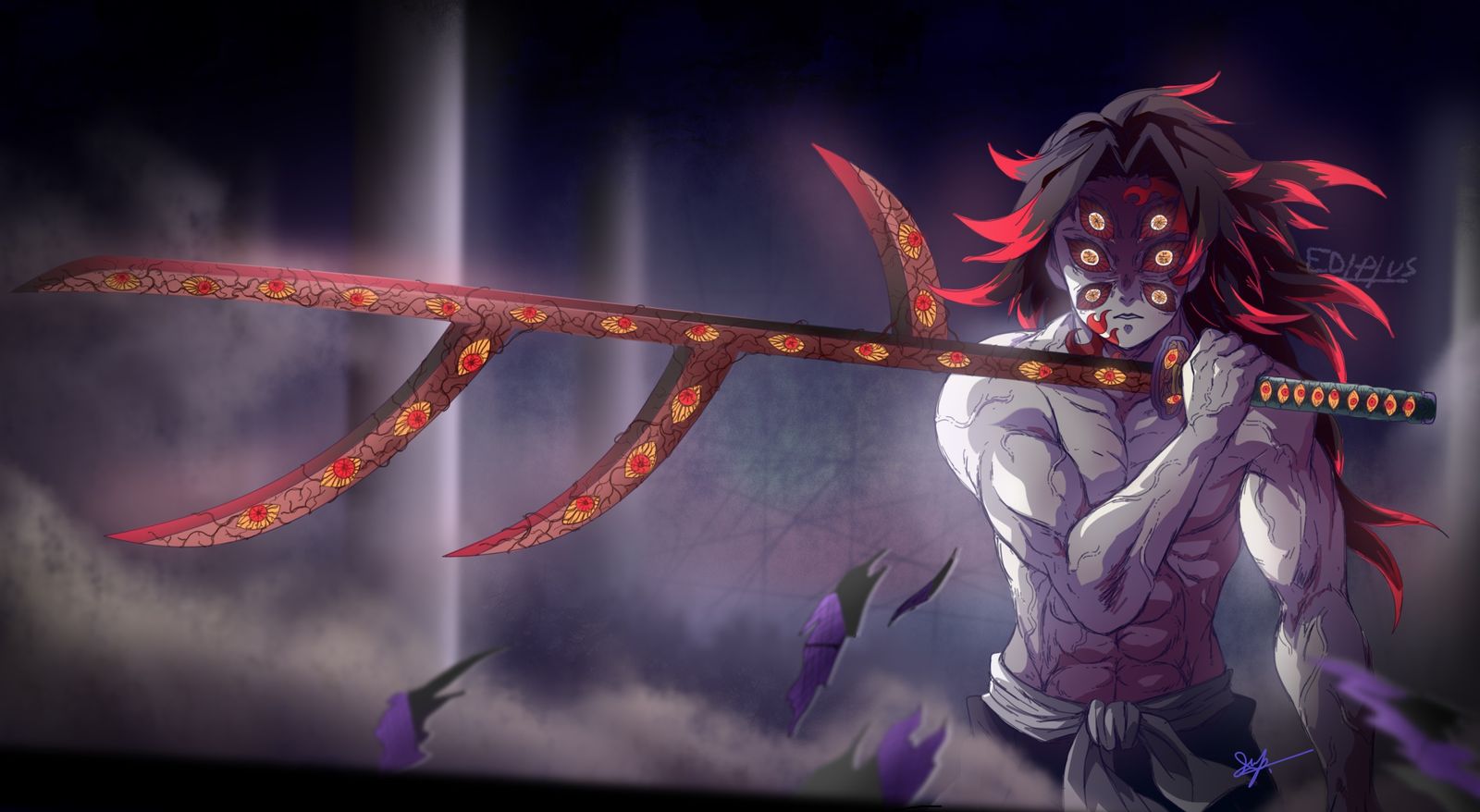 Free Akaza (Demon Slayer: Kimetsu No Yaiba) 4K Wallpapers & Desktop HD ...