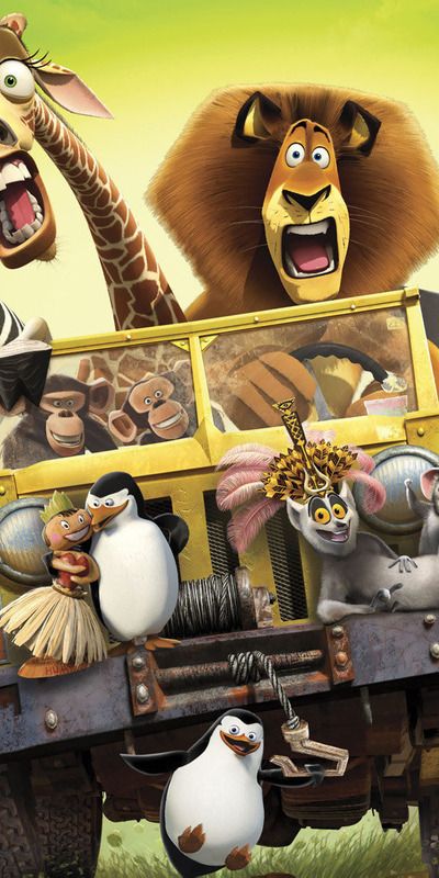 Phone wallpaper: Madagascar, Cartoon 22541