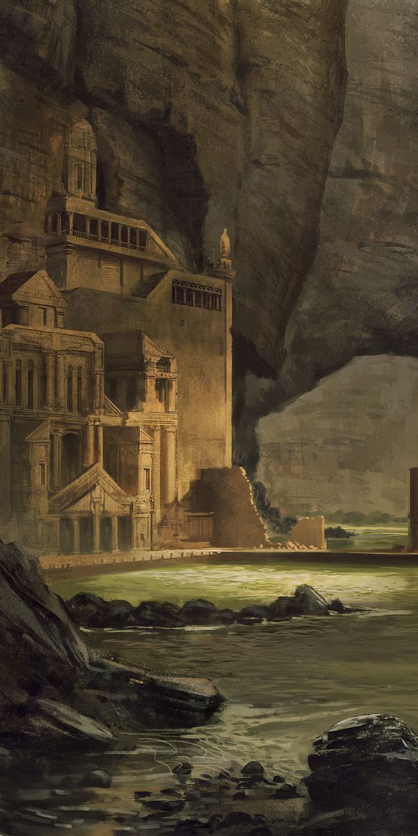Phone wallpaper: Atlantis, Fantasy, Landscape, Scenery 688392