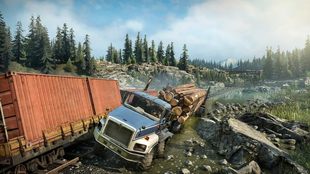 Desktop wallpaper: Snowrunner, Video Game 4K free download for PC. 1012124