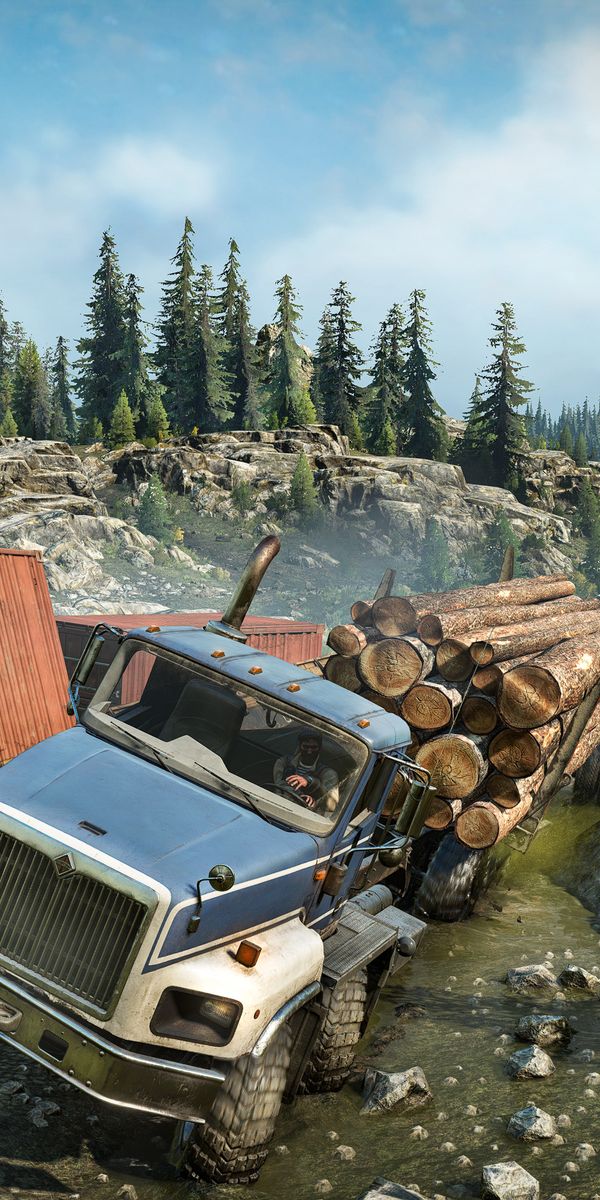 Desktop wallpaper: Snowrunner, Video Game 4K free download for PC. 1012124