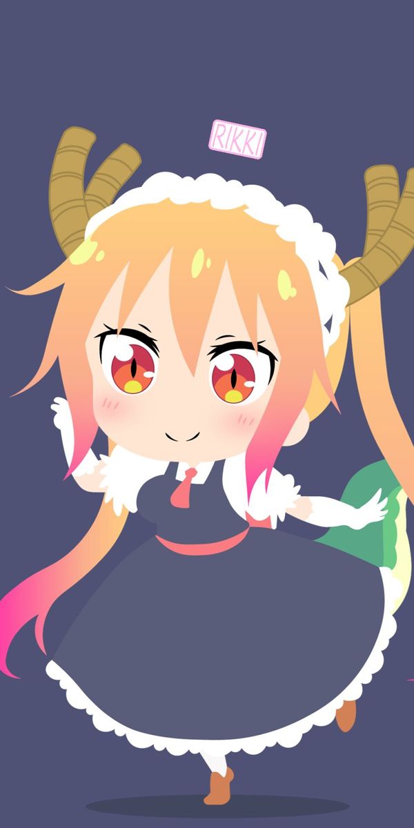 Phone wallpaper: Tohru (Miss Kobayashi's Dragon Maid), Anime, Miss ...