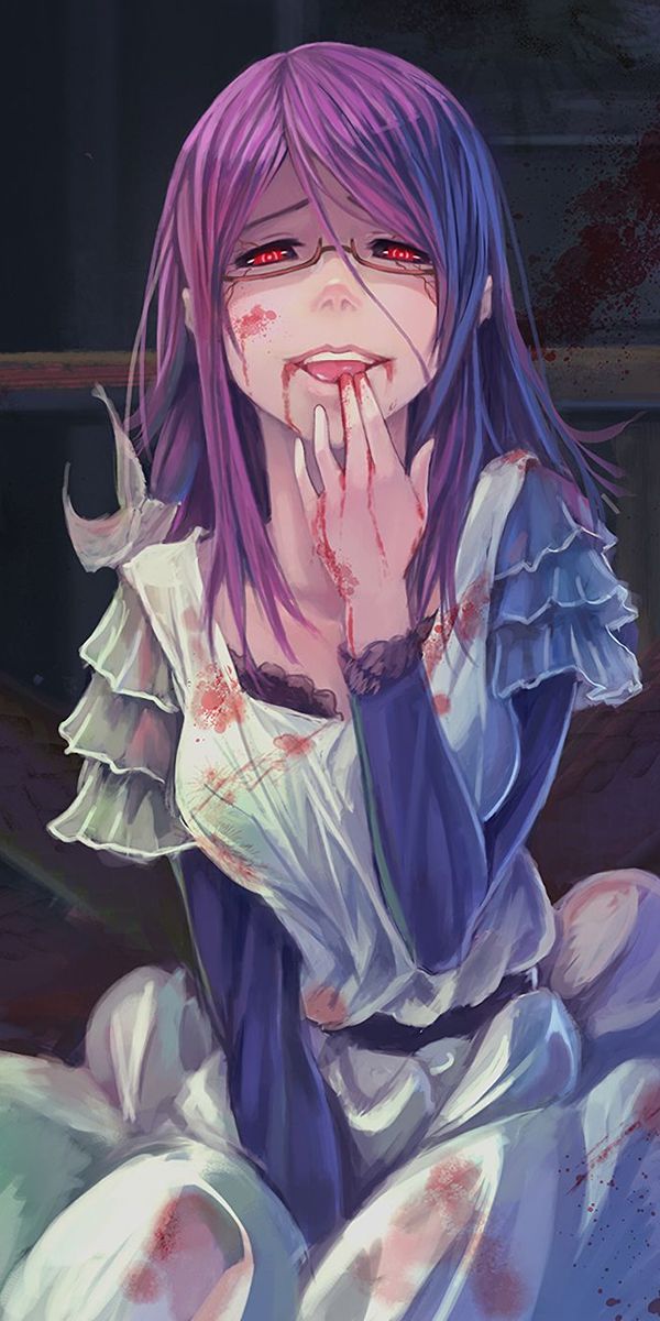Desktop wallpaper: Tokyo Ghoul, Glasses, White Dress, Rize Kamishiro ...
